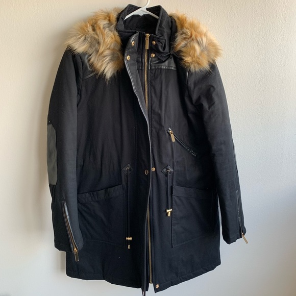 French Connection | Jackets & Coats | French Connection Black Anorak ...